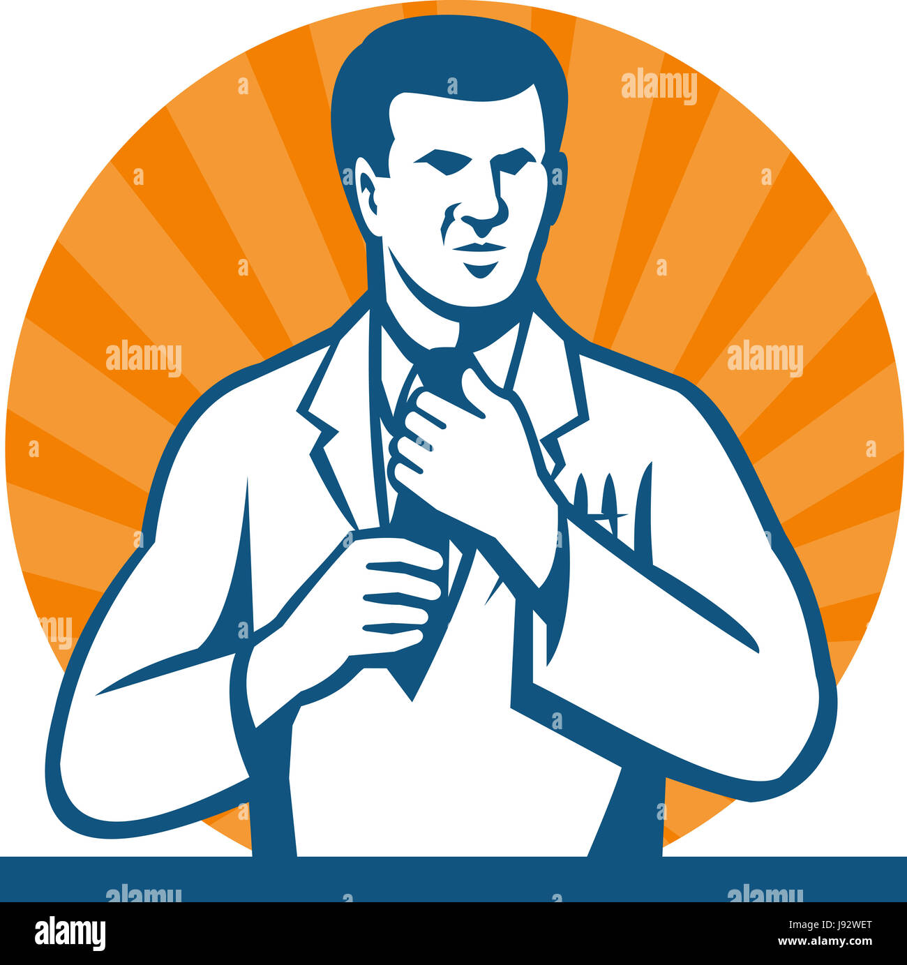 male, masculine, illustration, retro, researcher, scientist, workers ...