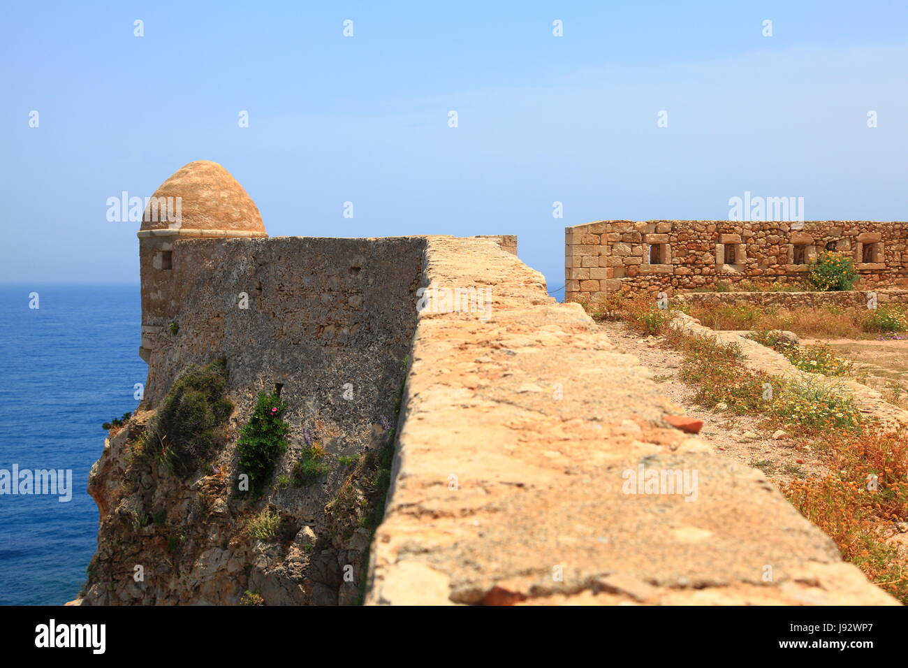 fortress in rethymnon Stock Photo - Alamy