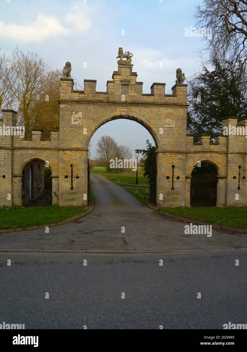 england, archway, hall, england, archway, lodge, lincolnshire ...
