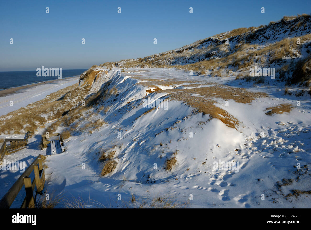red cliff in kampen on sylt Stock Photo - Alamy