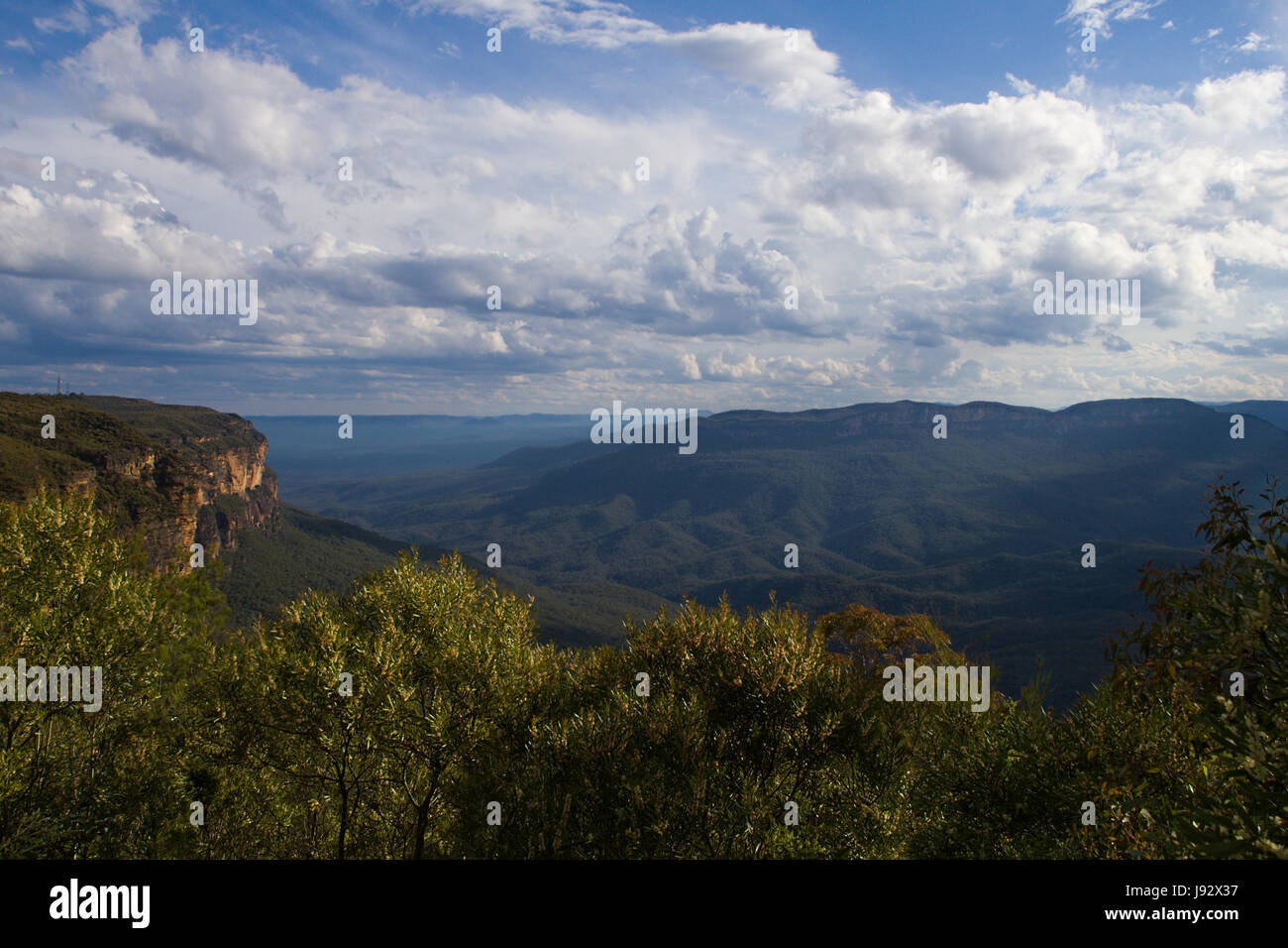 blue, hill, valley, Canyon, cliff, landscape, scenery, countryside ...