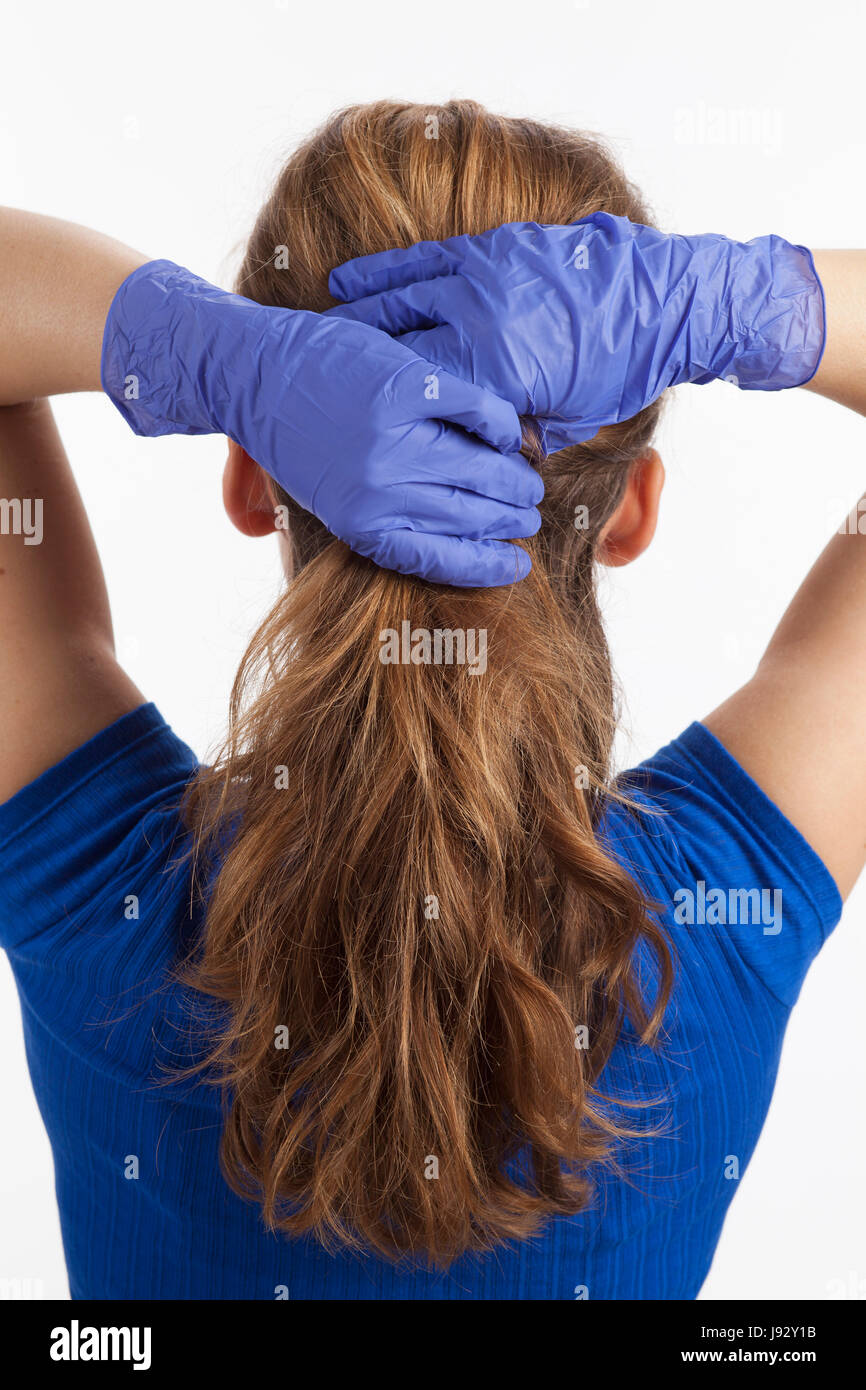 woman, hand, hands, hairs, colour, care of the hair, young, younger ...