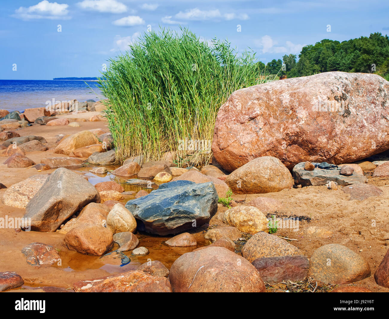 beach, seaside, the beach, seashore, rock, salt water, sea, ocean ...