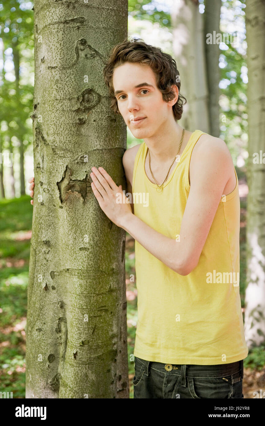 teen, tree, youth, woods, teenager, forest, teens, teenagers, nature ...