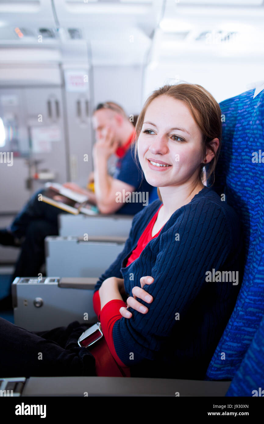 Flight assistant air hostess flight hi-res stock photography and images ...