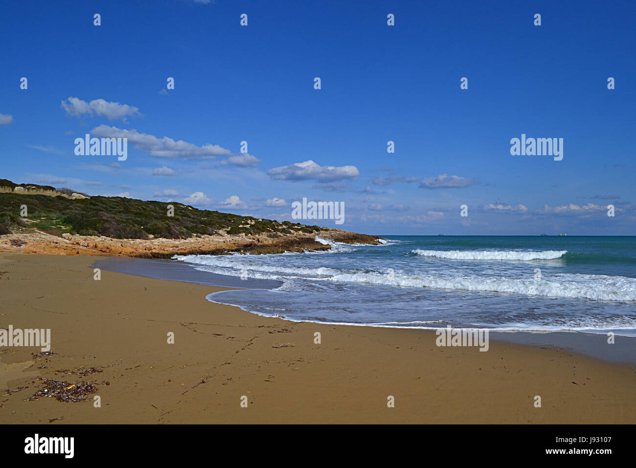 blue, beach, seaside, the beach, seashore, waves, water, mediterranean ...