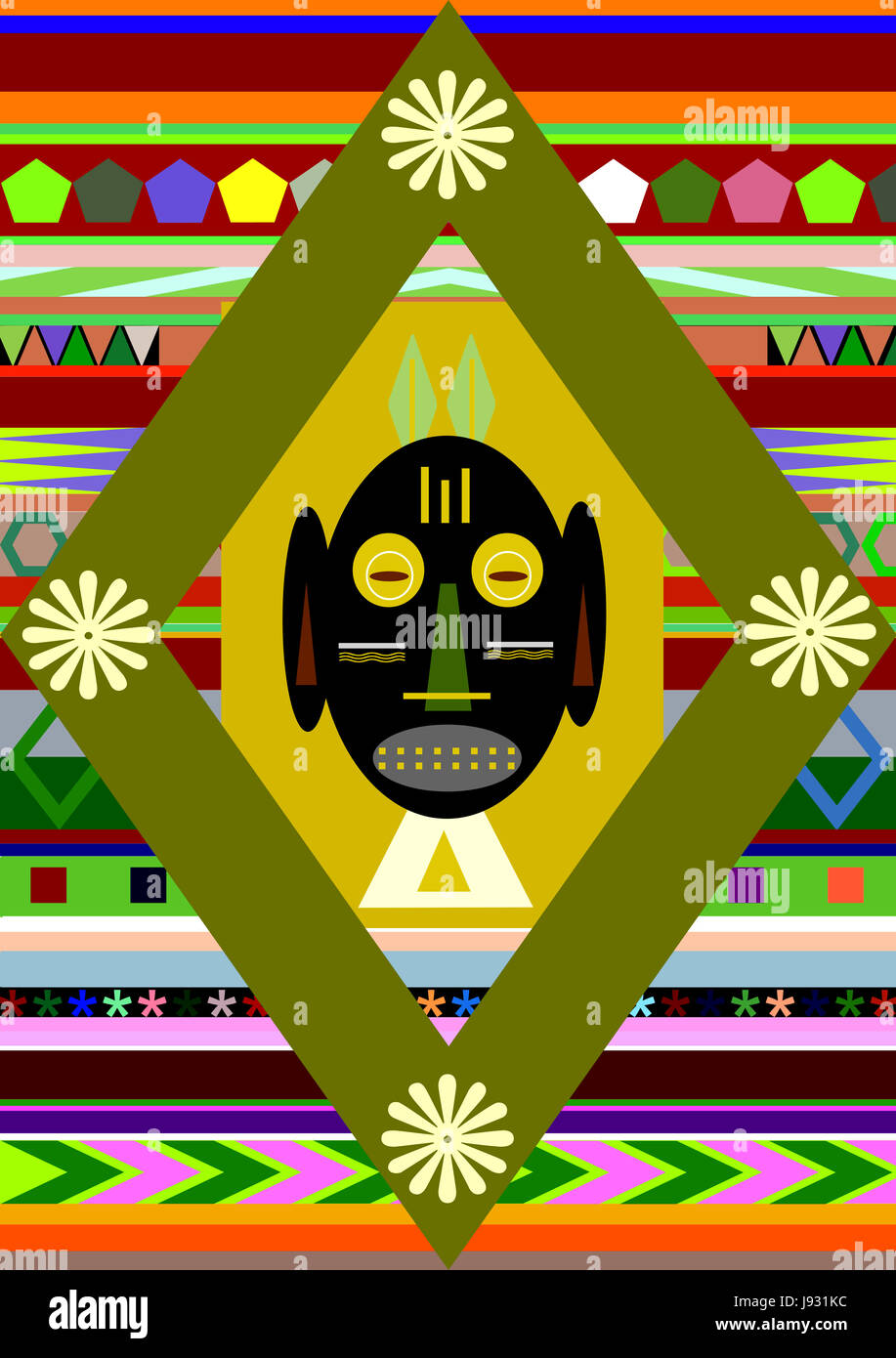 culture, graphic, africa, illustration, African, triangle, abstract ...