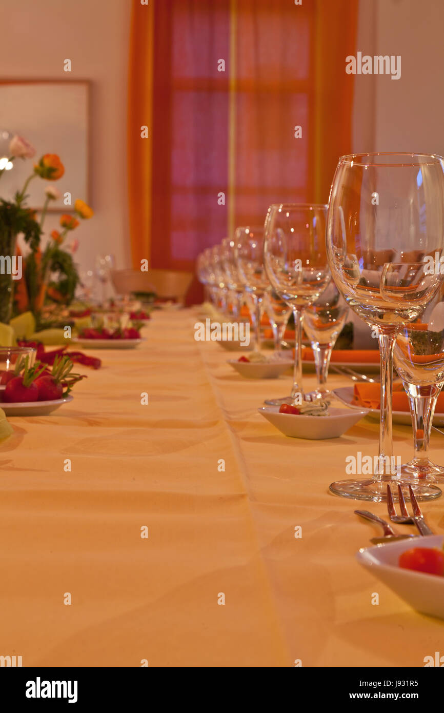 5 course menu Stock Photo - Alamy
