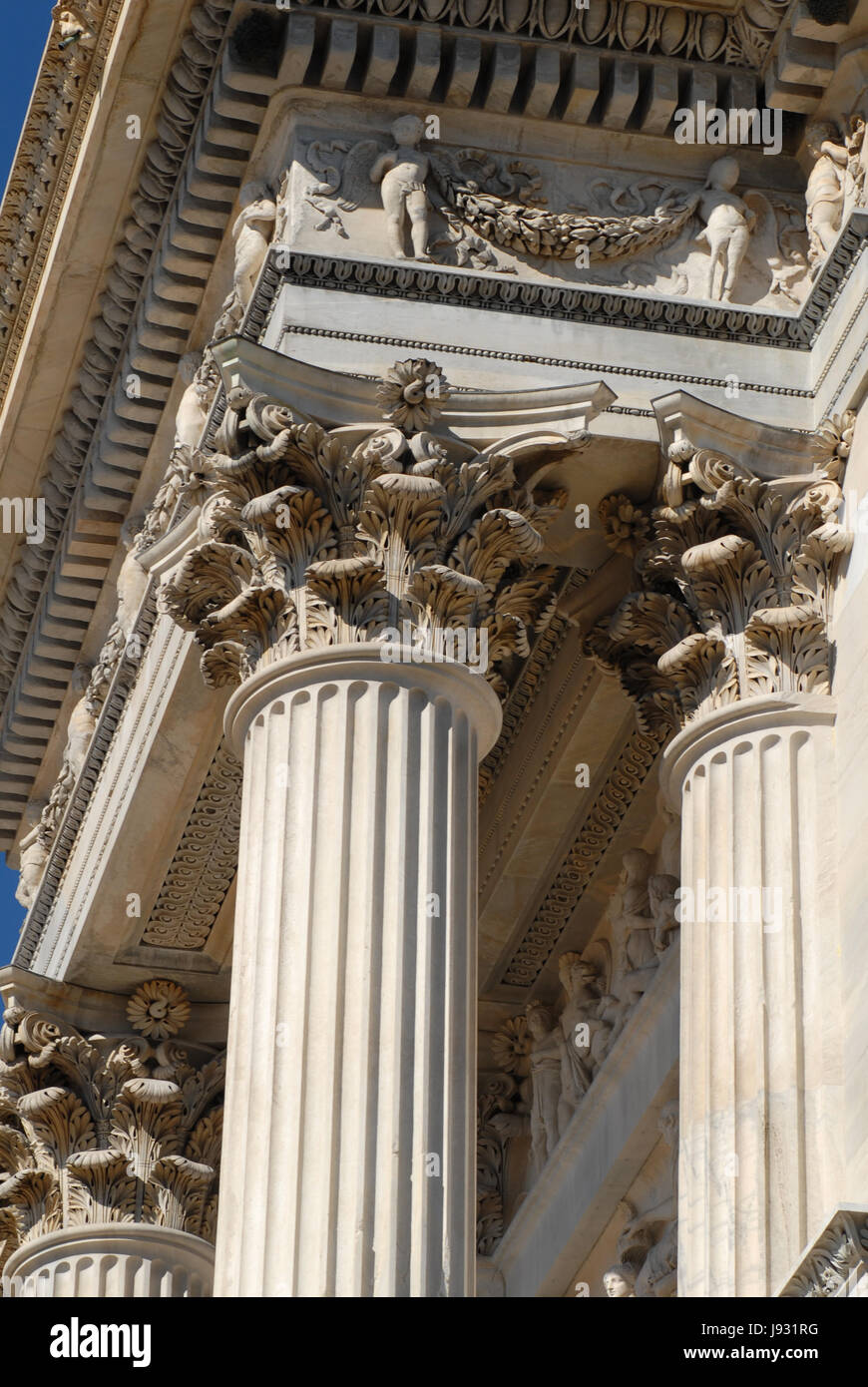 culture, statue, columns, sculpture, marble, relief, column, milan ...