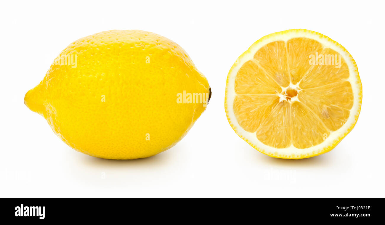 fruit, tropical, juicy, half, lemon, citron, citrus, fresh, yellow ...