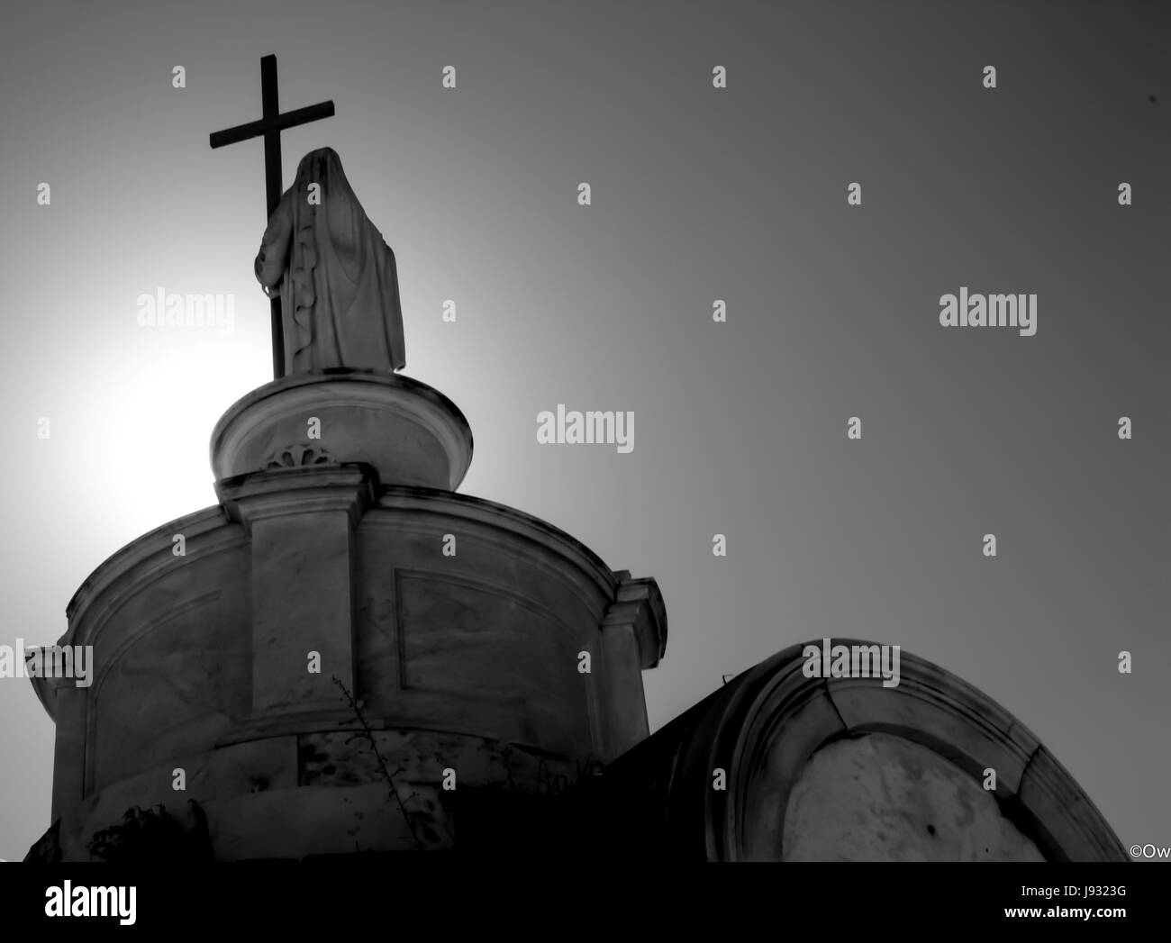 New orleans and cemetery Black and White Stock Photos & Images - Alamy