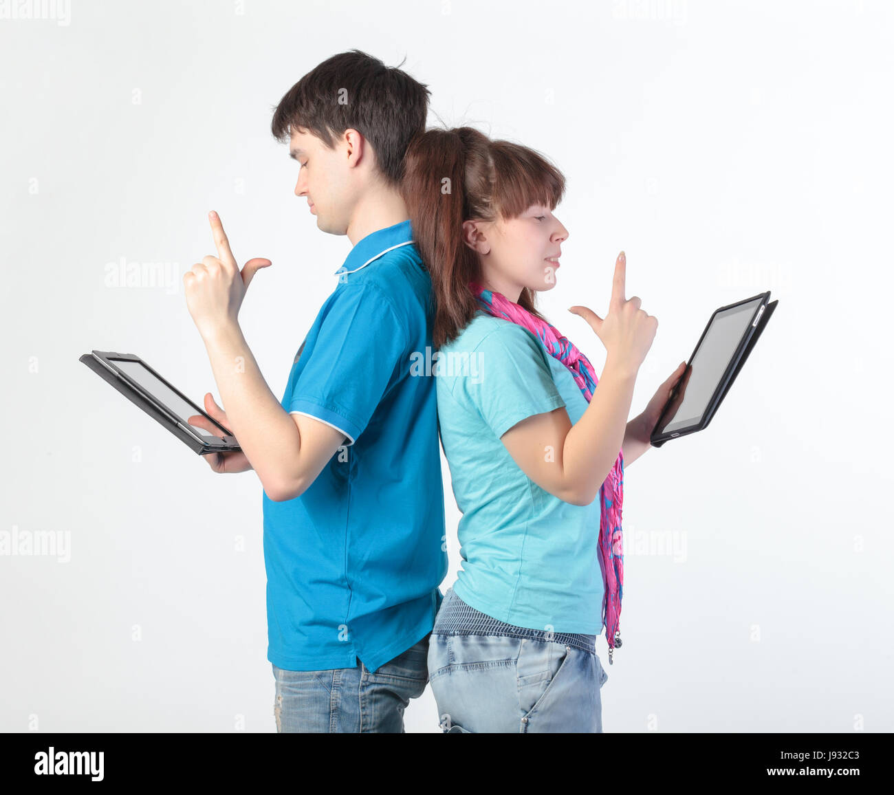 woman, blue, laptop, notebook, computers, computer, laugh, laughs ...