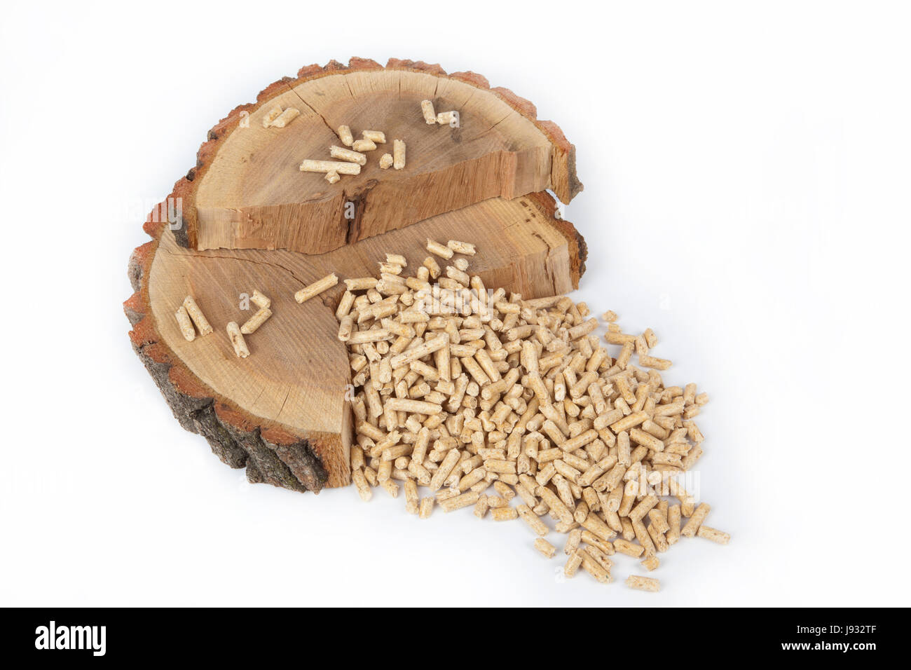 Holzpellets wood pellets hi-res stock photography and images - Alamy