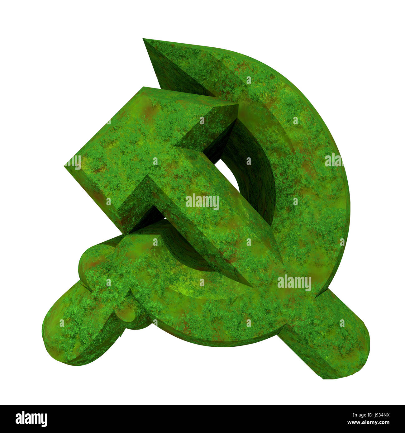 Hammer sickle communist symbol 3d hi-res stock photography and images ...