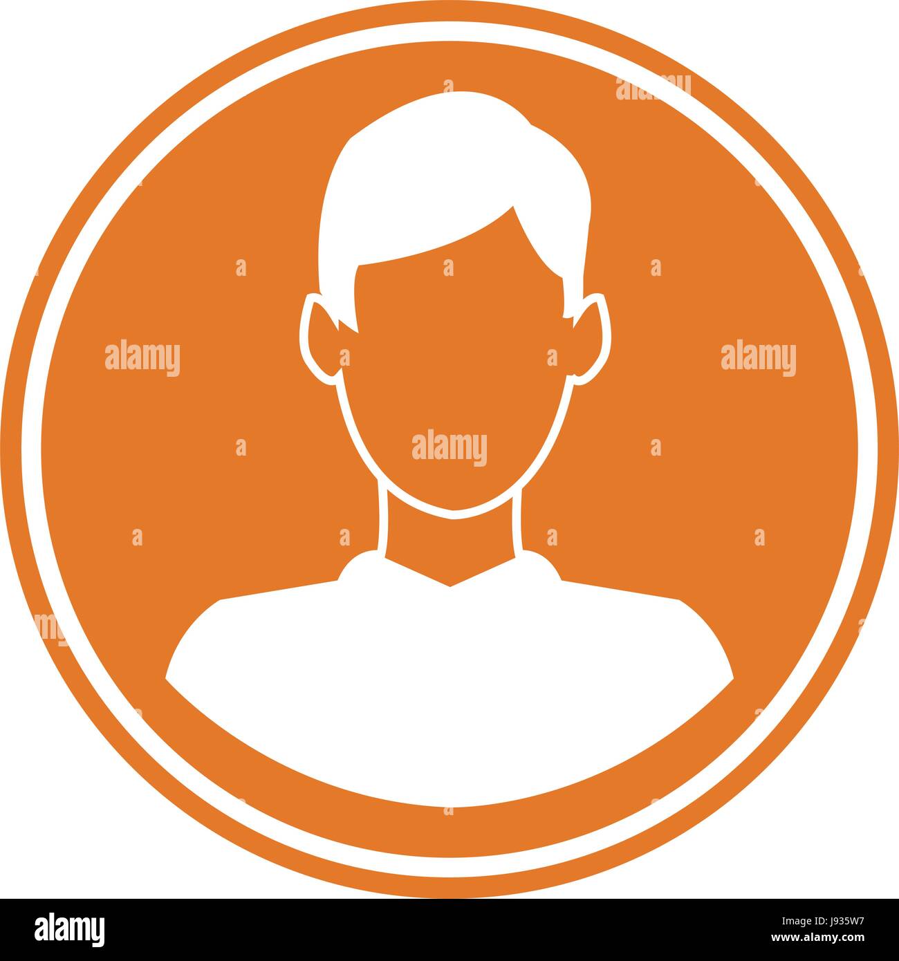 character man male profile avatar image Stock Vector Image & Art - Alamy