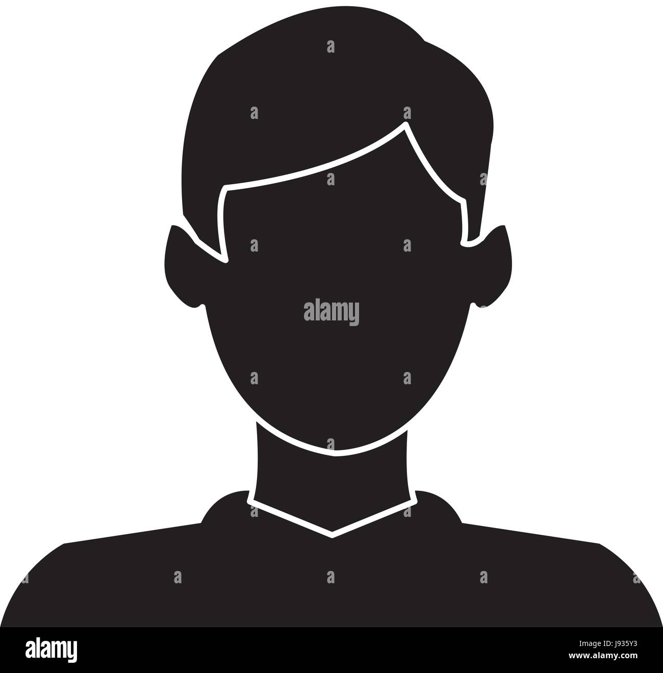 character man male profile avatar image Stock Vector Image & Art - Alamy