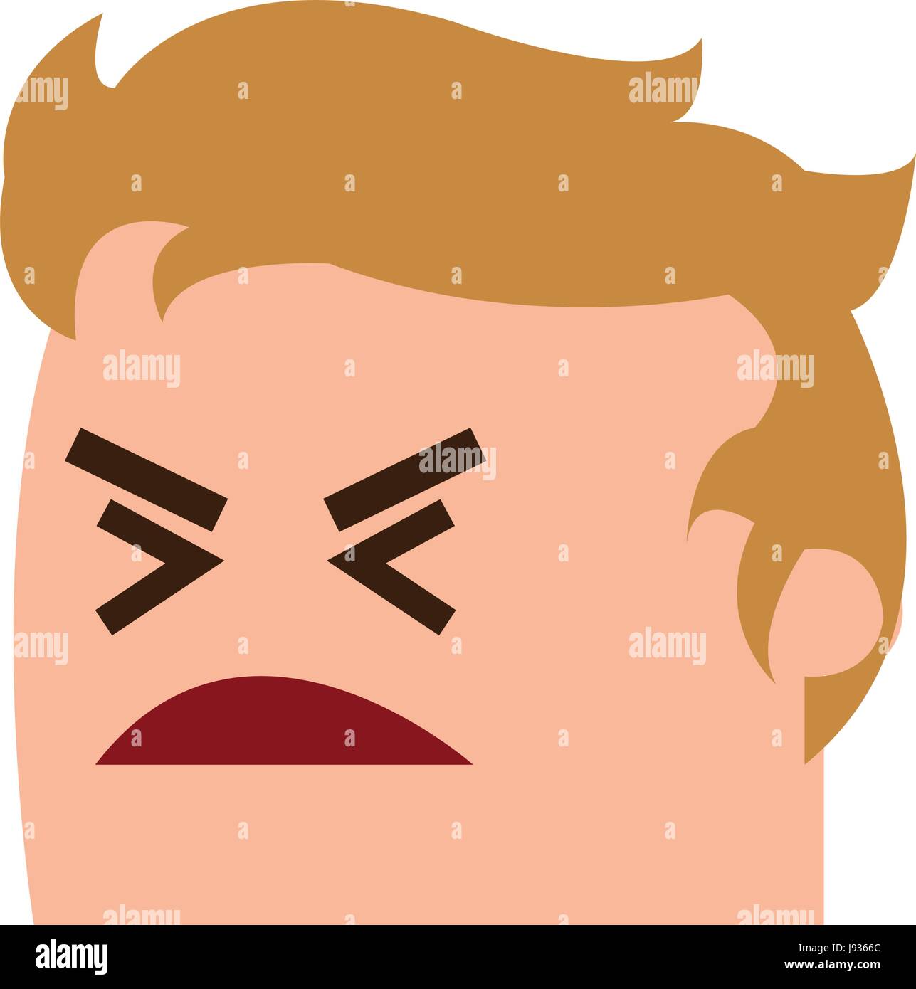 avatar man angry success. emotion face, expression, success person ...