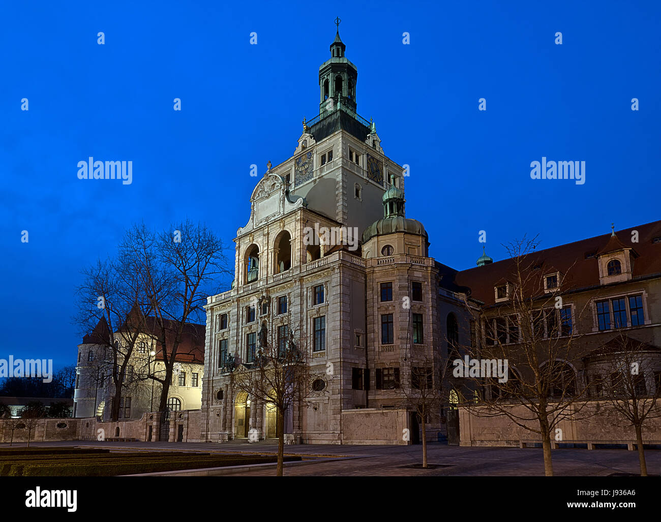 bavaria, sightseeing, munich, blue, house, building, houses, monument ...