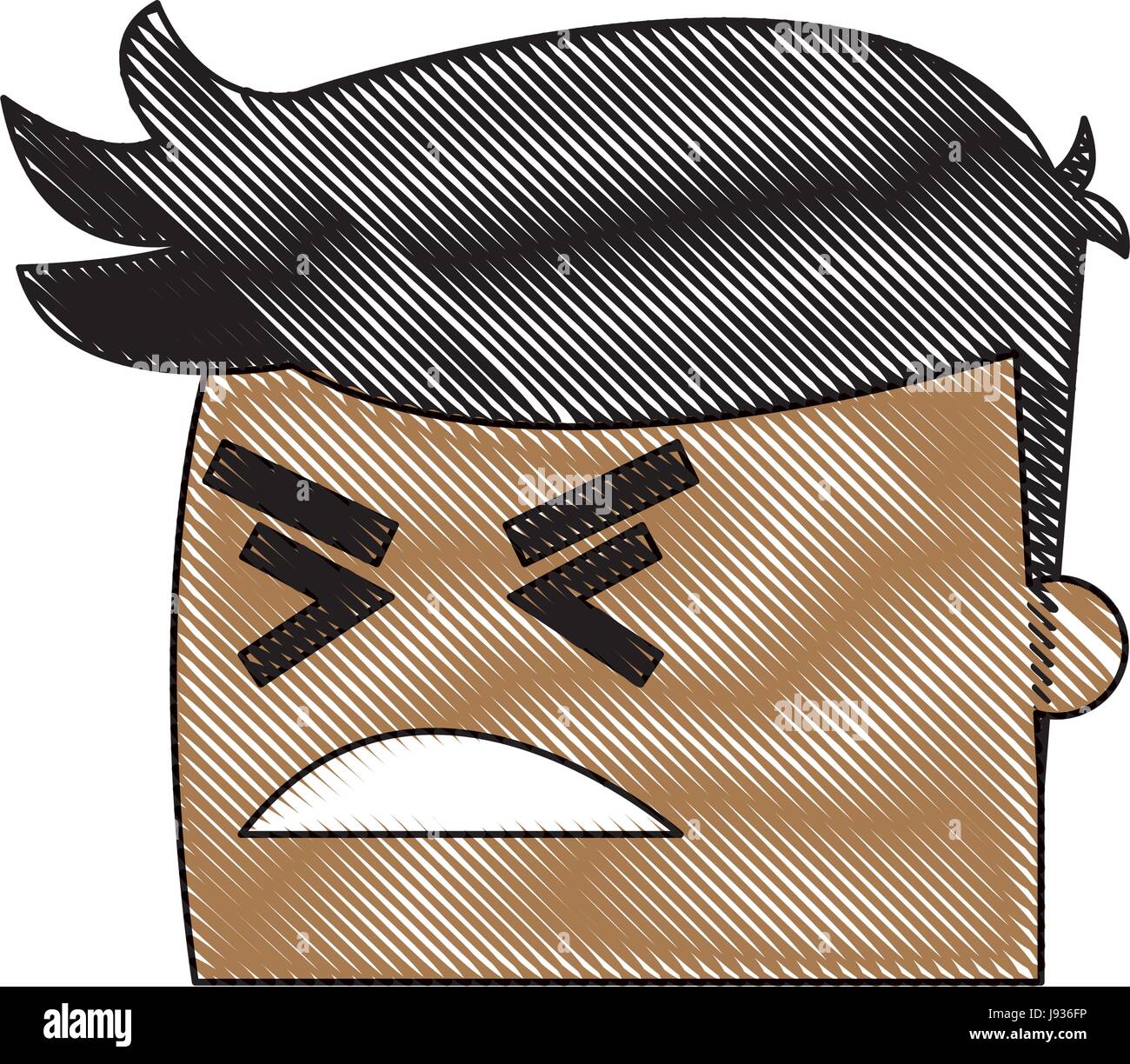 avatar man angry success. emotion face, expression, success person ...