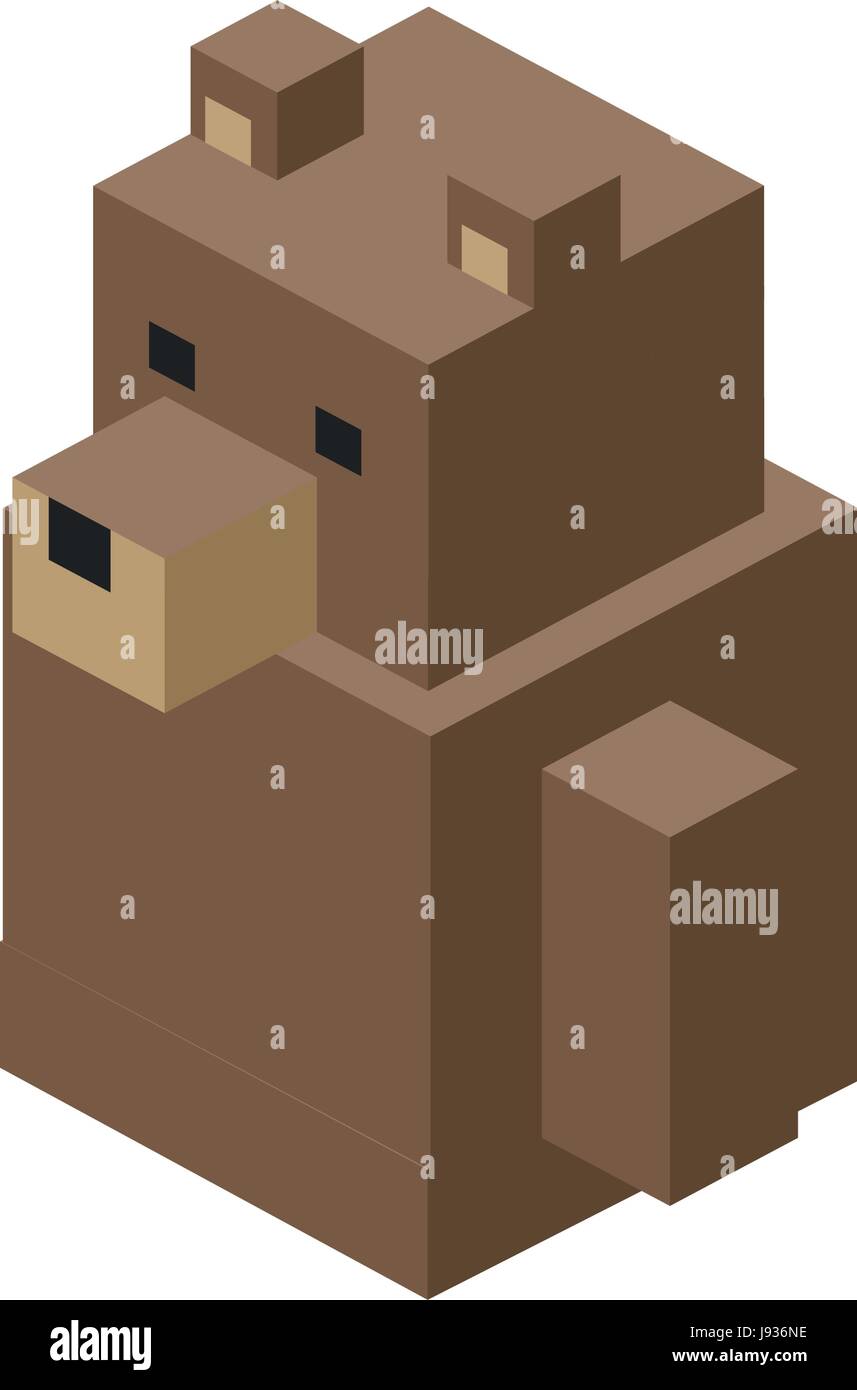 bear wild modular animal plastic lego toy blocks and bricks Stock ...