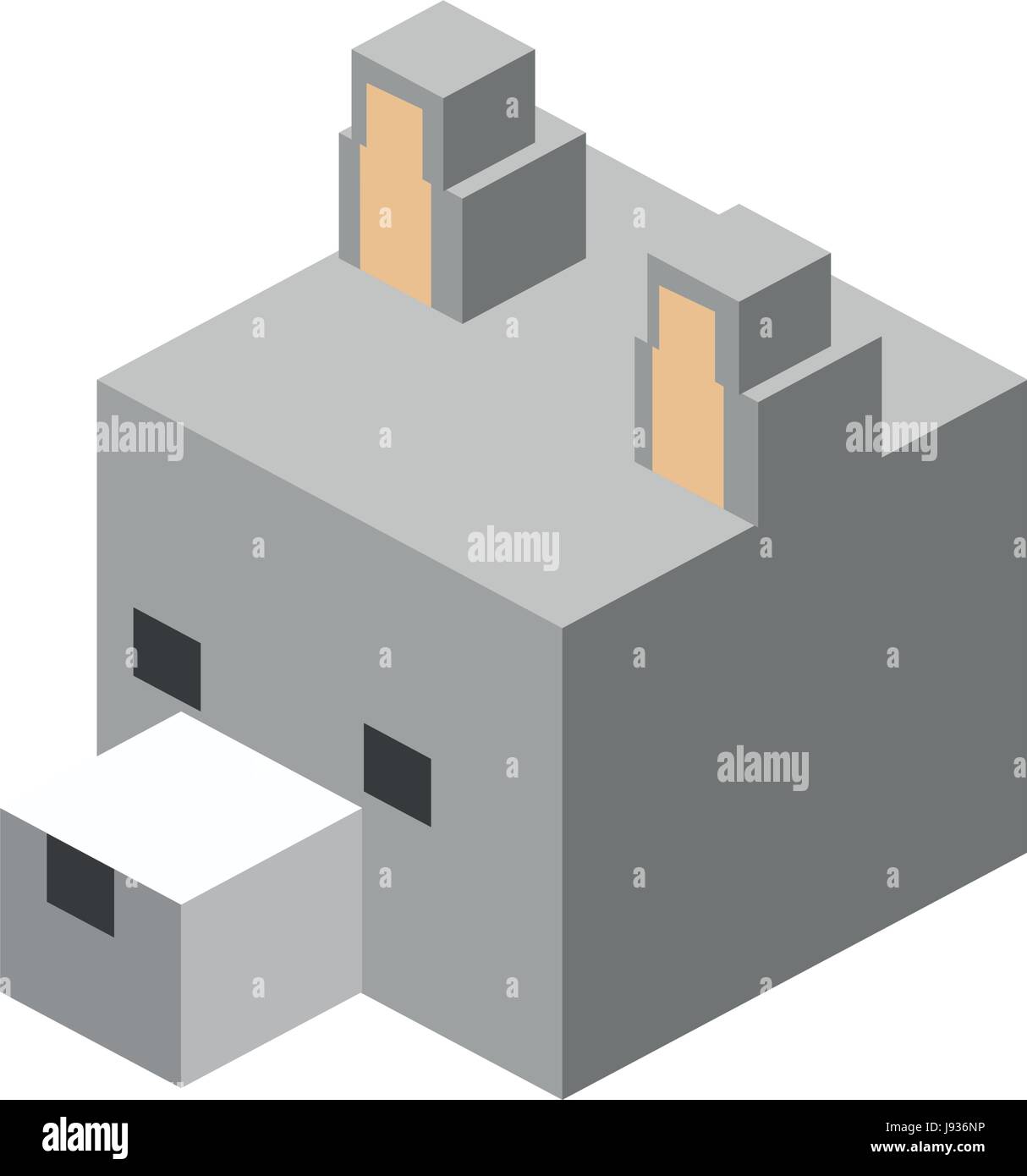 head wolf modular animal plastic lego toy blocks and bricks Stock ...