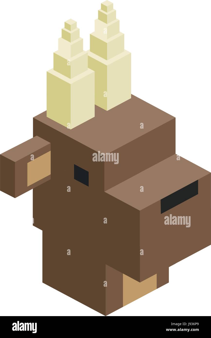 Bull plastic toy Stock Vector Images - Alamy