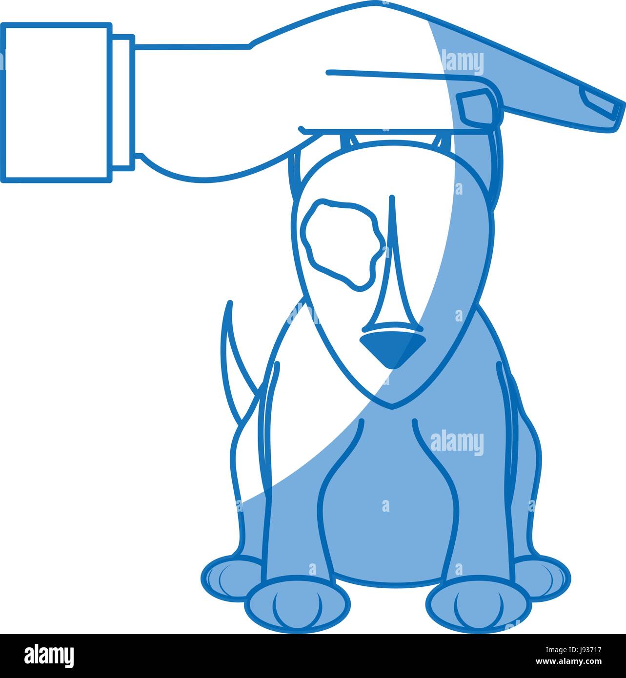 Sick dog hospital Stock Vector Images - Alamy