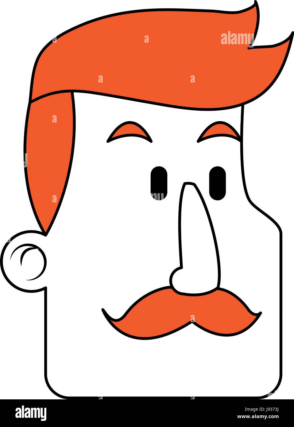 Ginger Moustache High Resolution Stock Photography and Images - Alamy