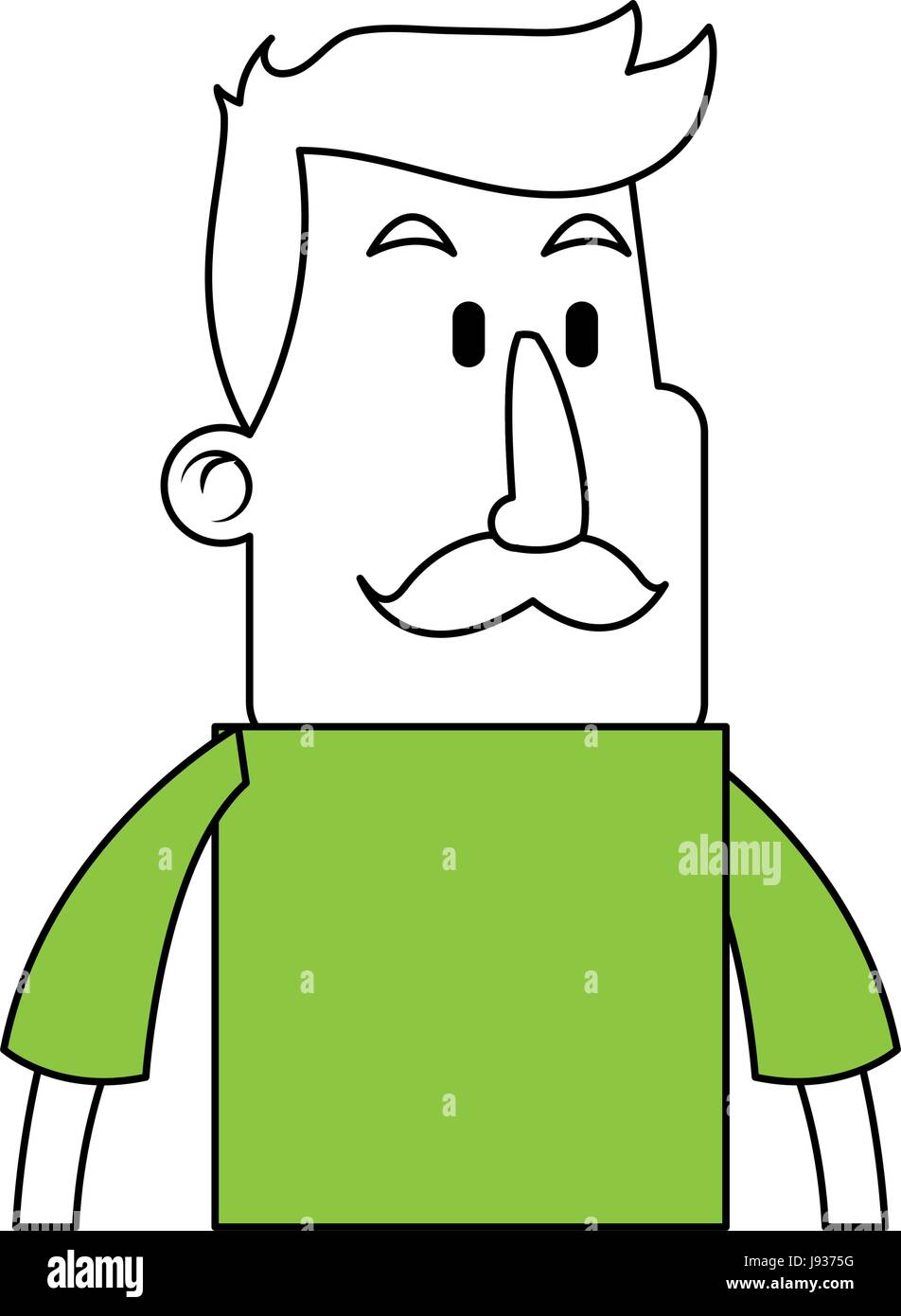 Man vector illustration Stock Vector Image & Art - Alamy