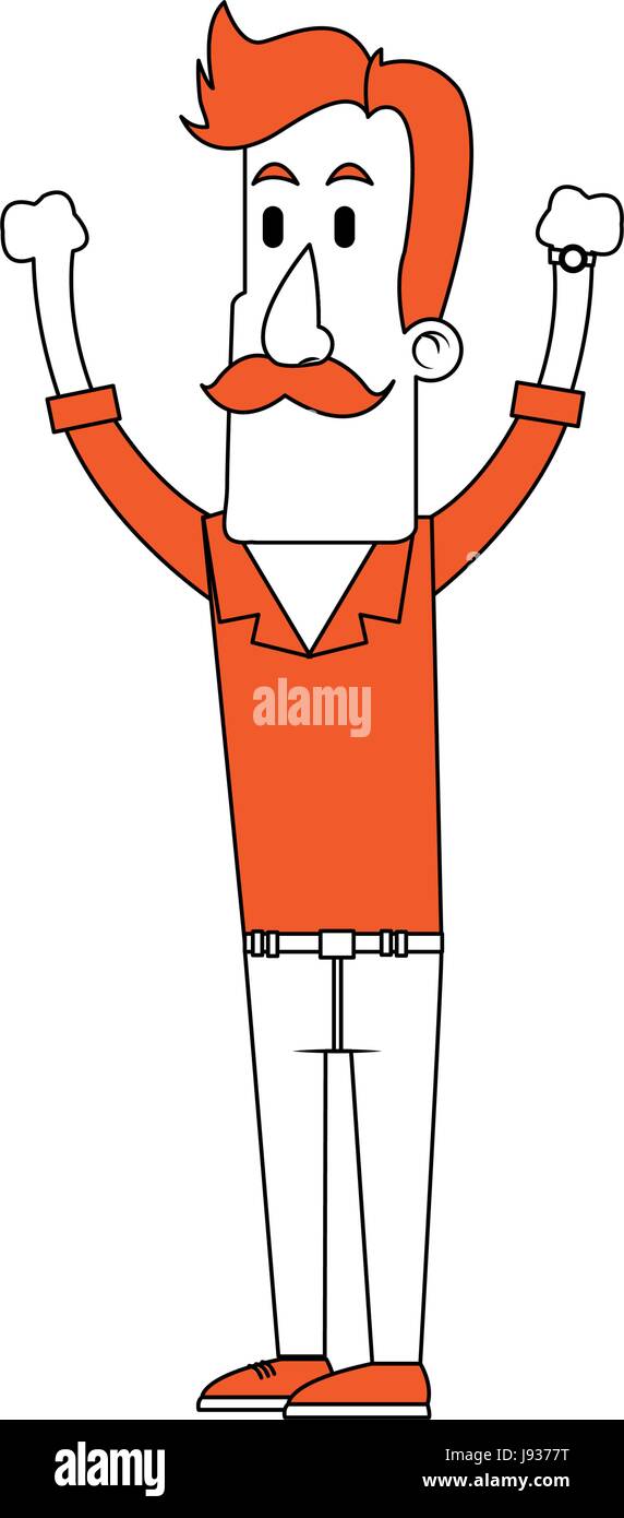 Man vector illustration Stock Vector Image & Art - Alamy