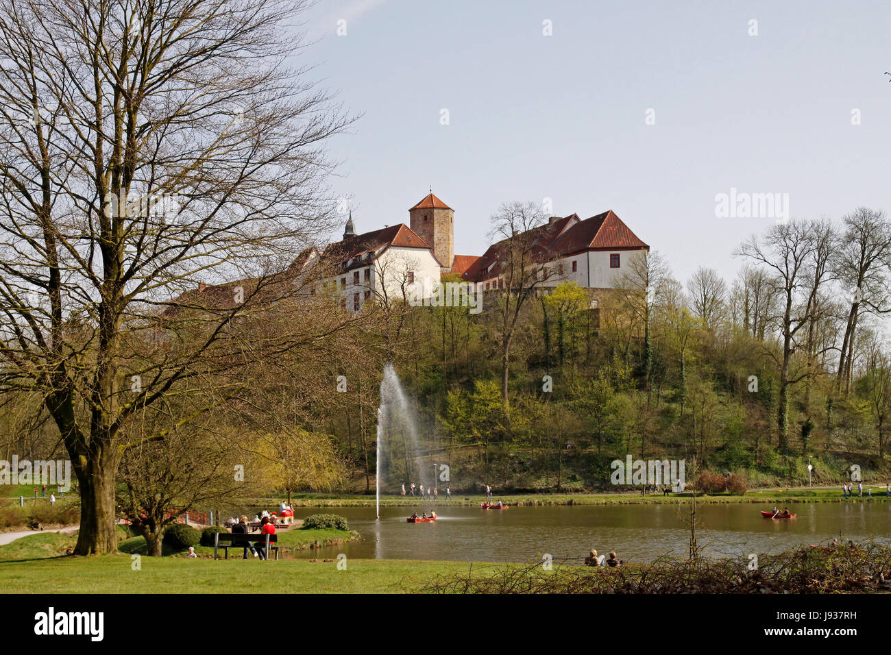 germany, german federal republic, tourist attraction, fresh water, pond ...