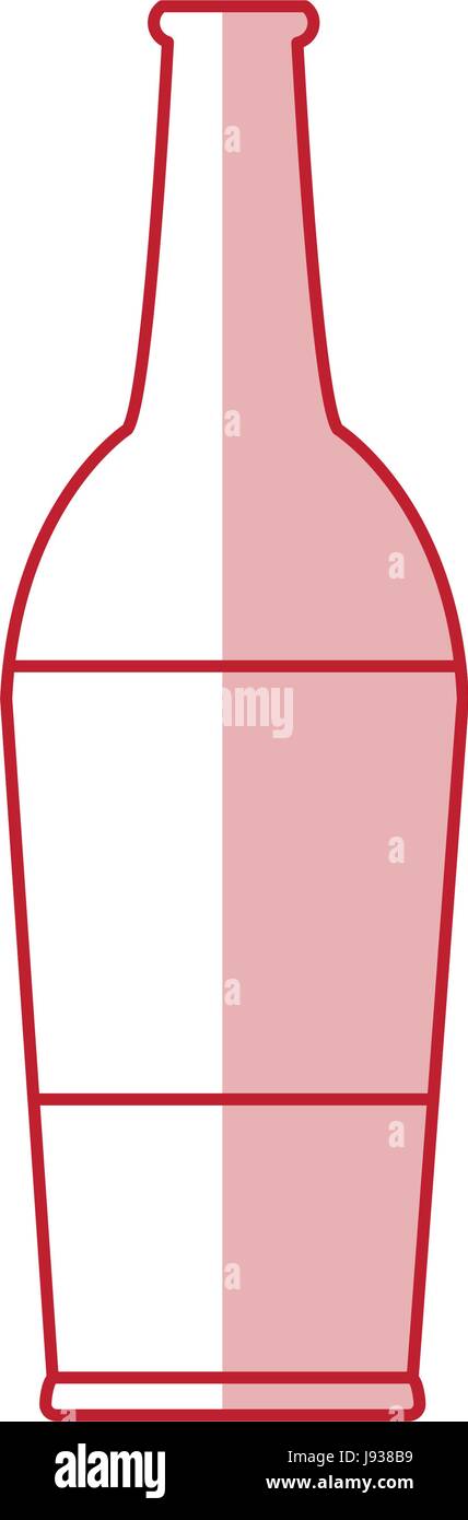 Flat line bottle design Stock Vector Image & Art - Alamy