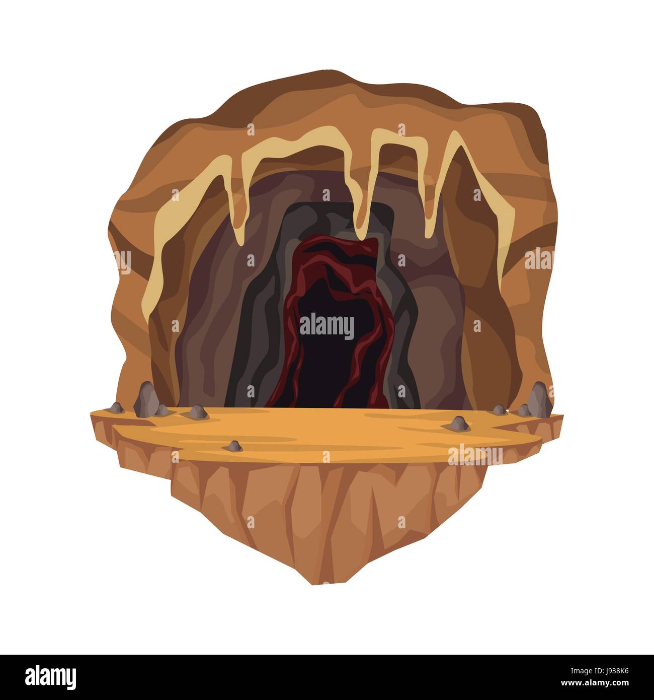 Interior tunnel in underground Stock Vector Images - Alamy