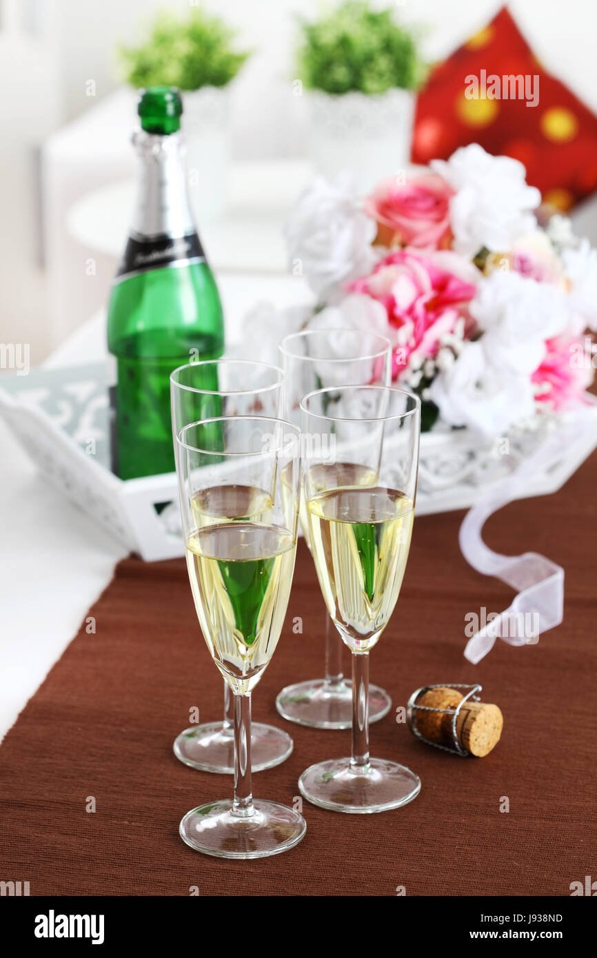 detail, alcohol, bouquet, bottle, beverage, cork, side, restaurant ...