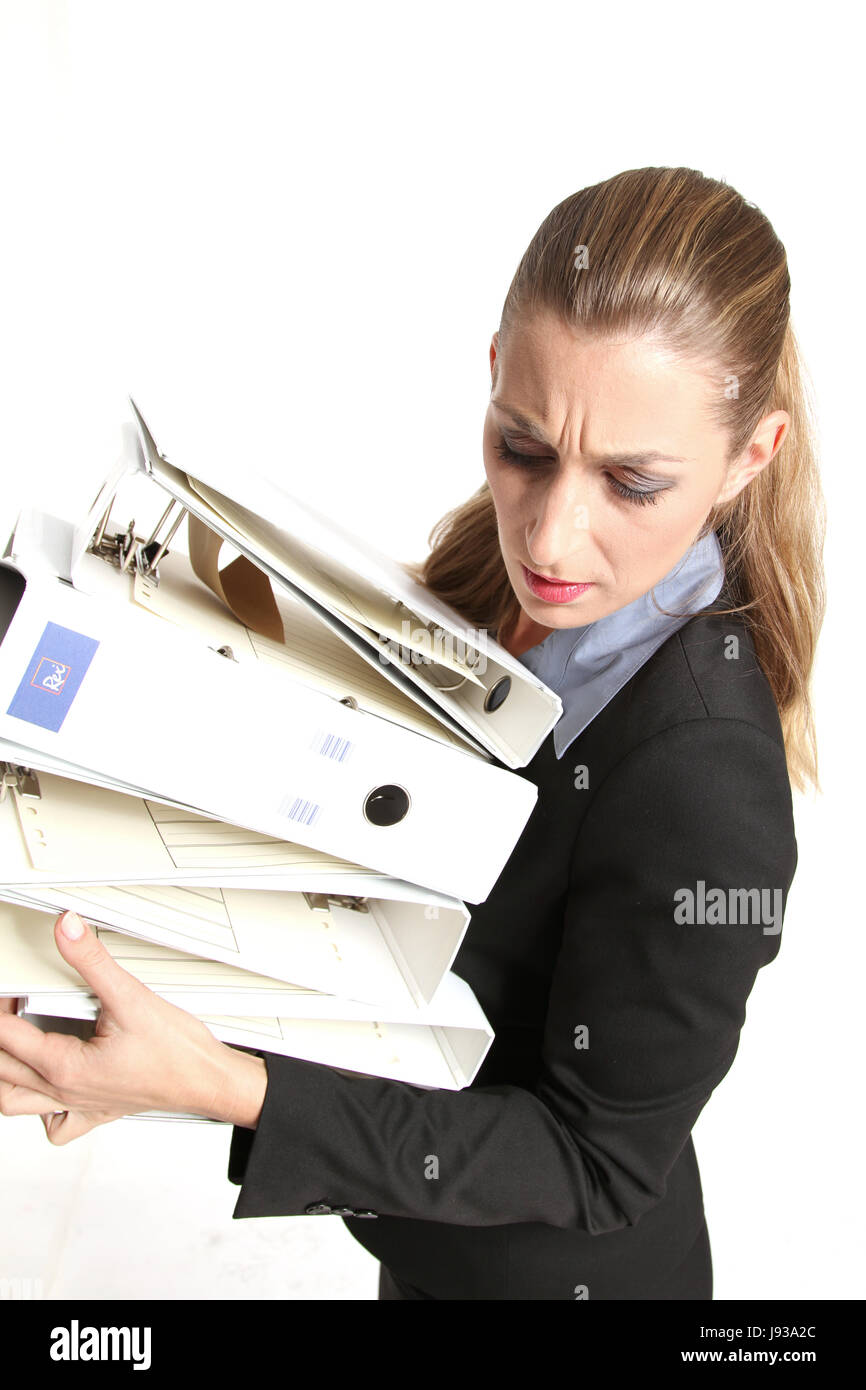 woman, office, file, records, blond, woman, staffer, clerks, desk ...
