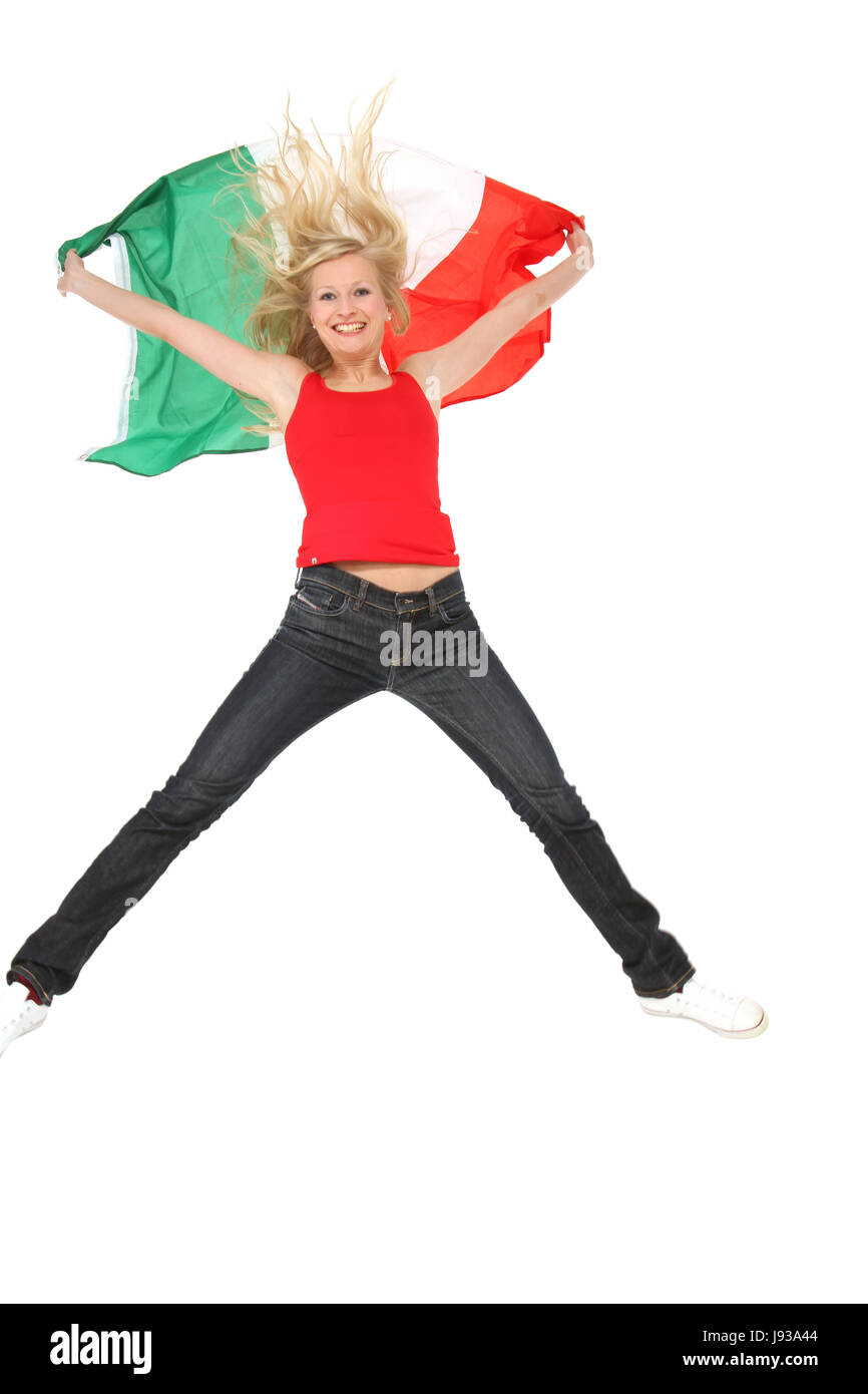 woman, spring, bouncing, bounces, hop, skipping, frisks, jumping, jump ...