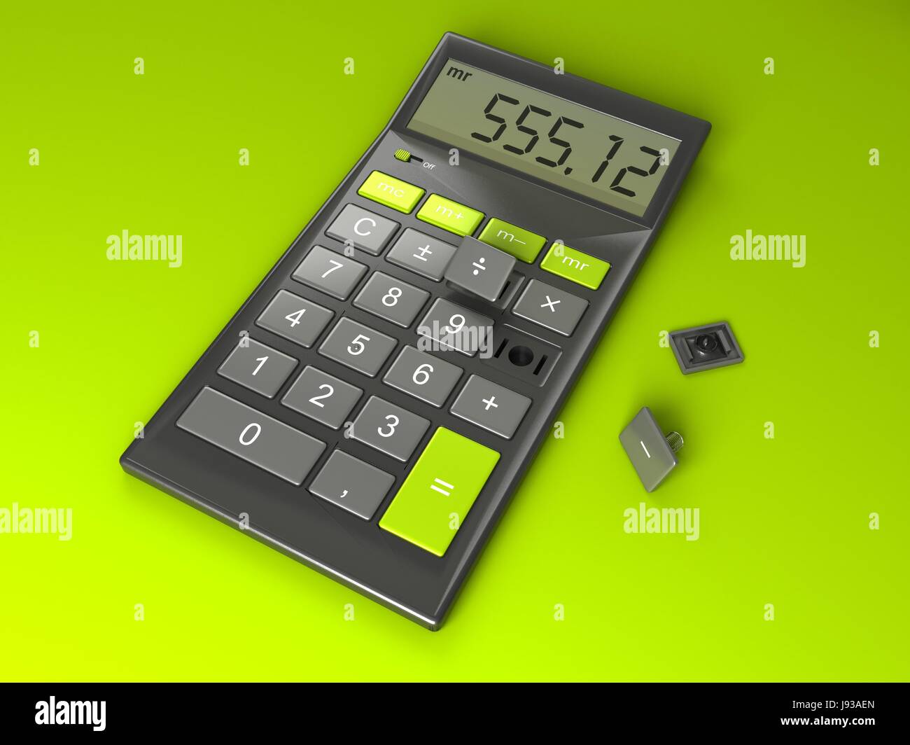 object, calculator, broken, illustration, button, multiply, divide ...
