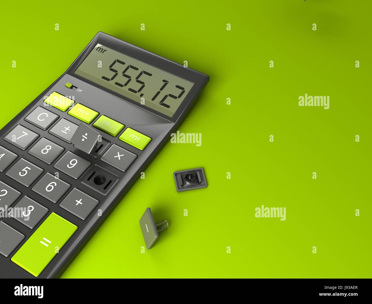object, calculator, broken, illustration, button, multiply, divide ...