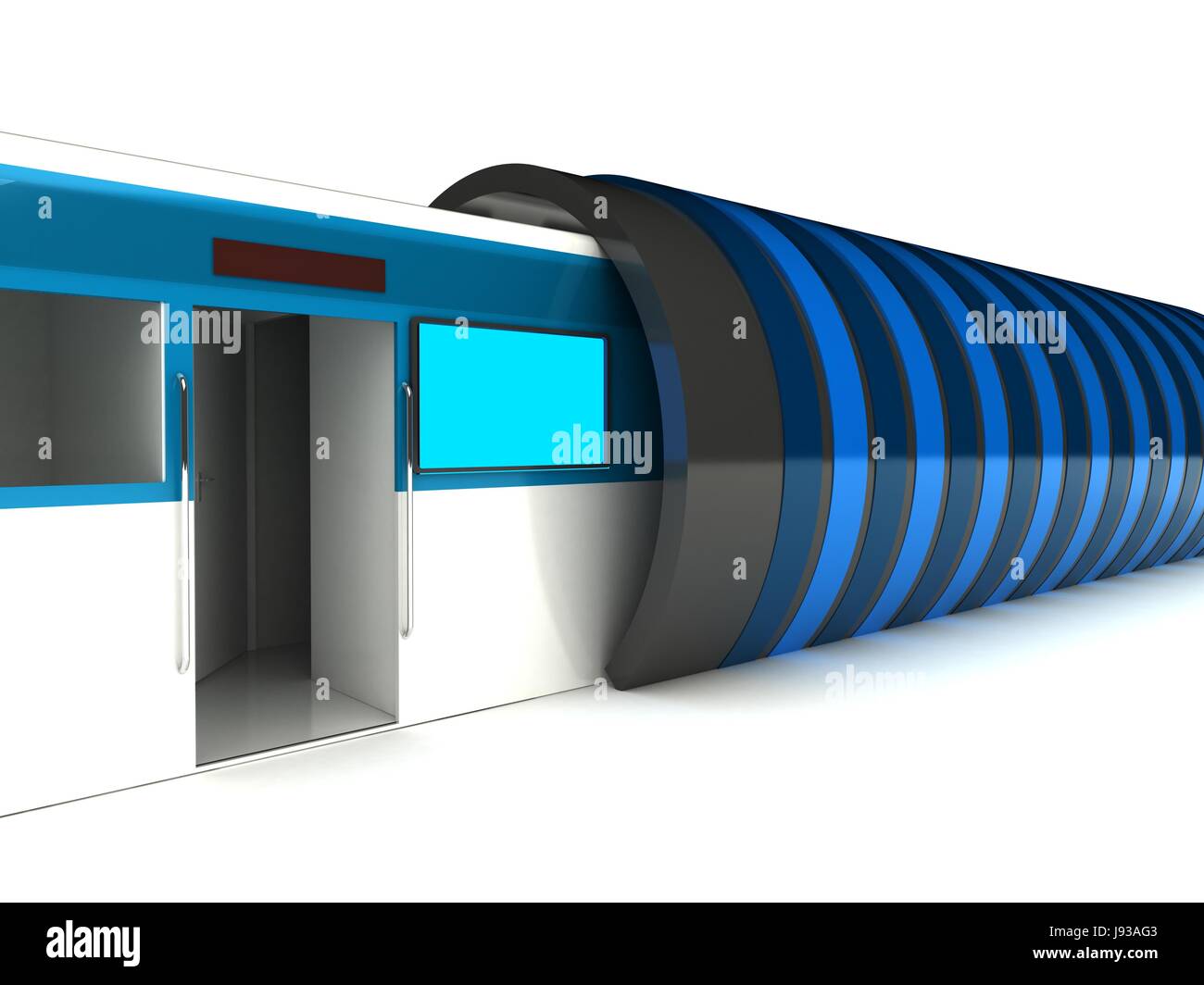 metro, blue, colour, arch, tunnel, illustration, subway, underground ...