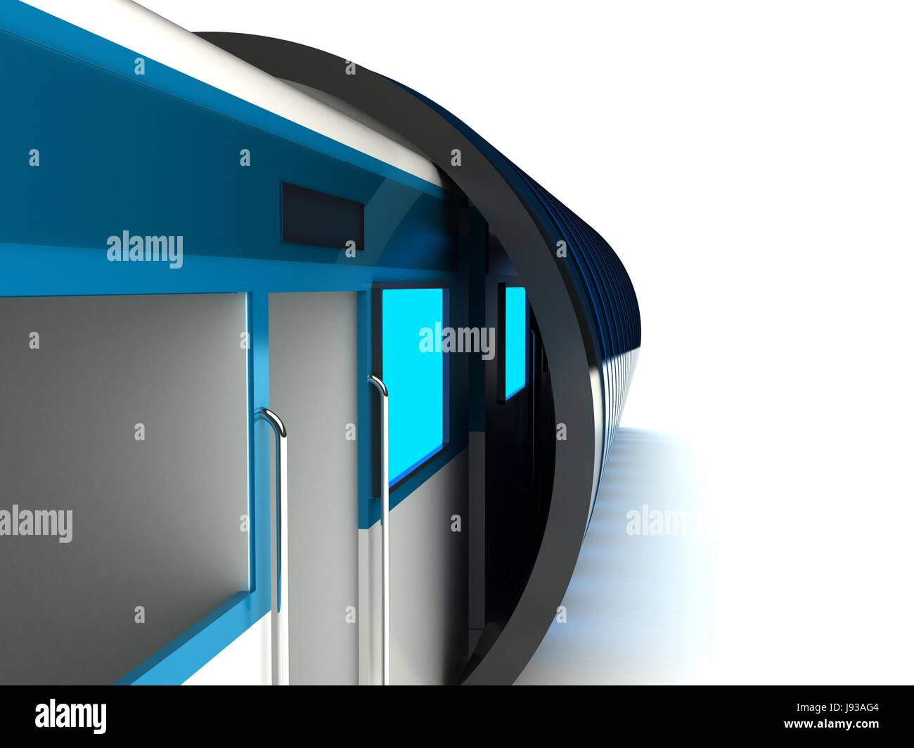 metro, blue, colour, arch, tunnel, illustration, subway, underground ...
