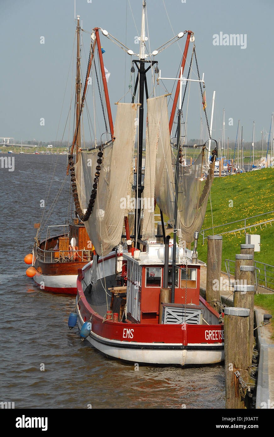water, north sea, salt water, sea, ocean, East Frisia, fishing ship ...