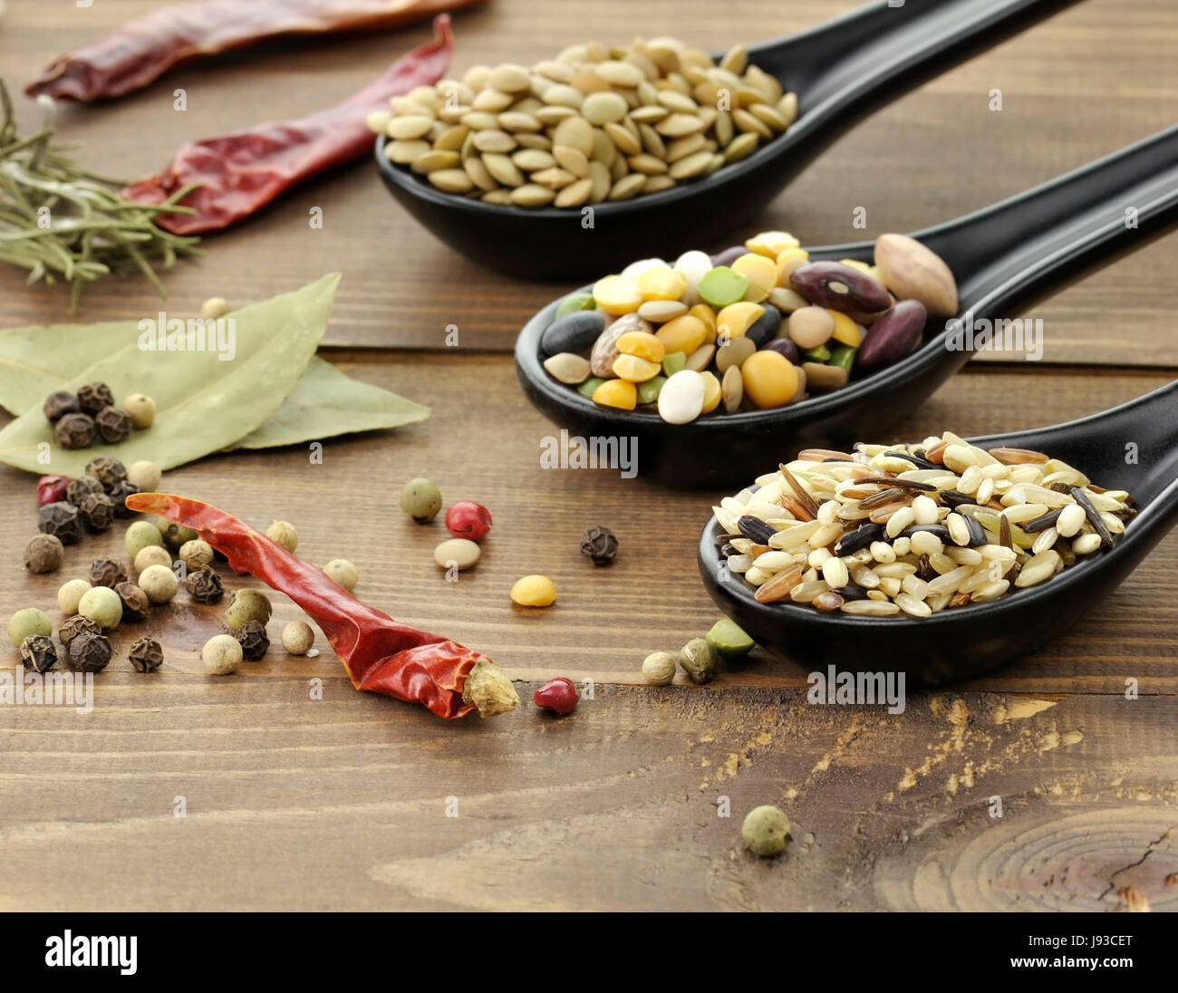 wild, beans, dried, assorted, peas, assortment, rice, food, aliment ...