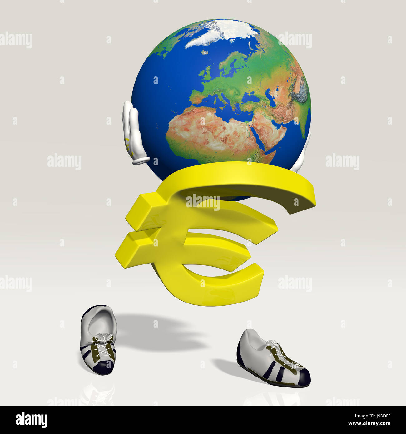 europe, crisis, finance, globe, planet, earth, world, economy, hand ...