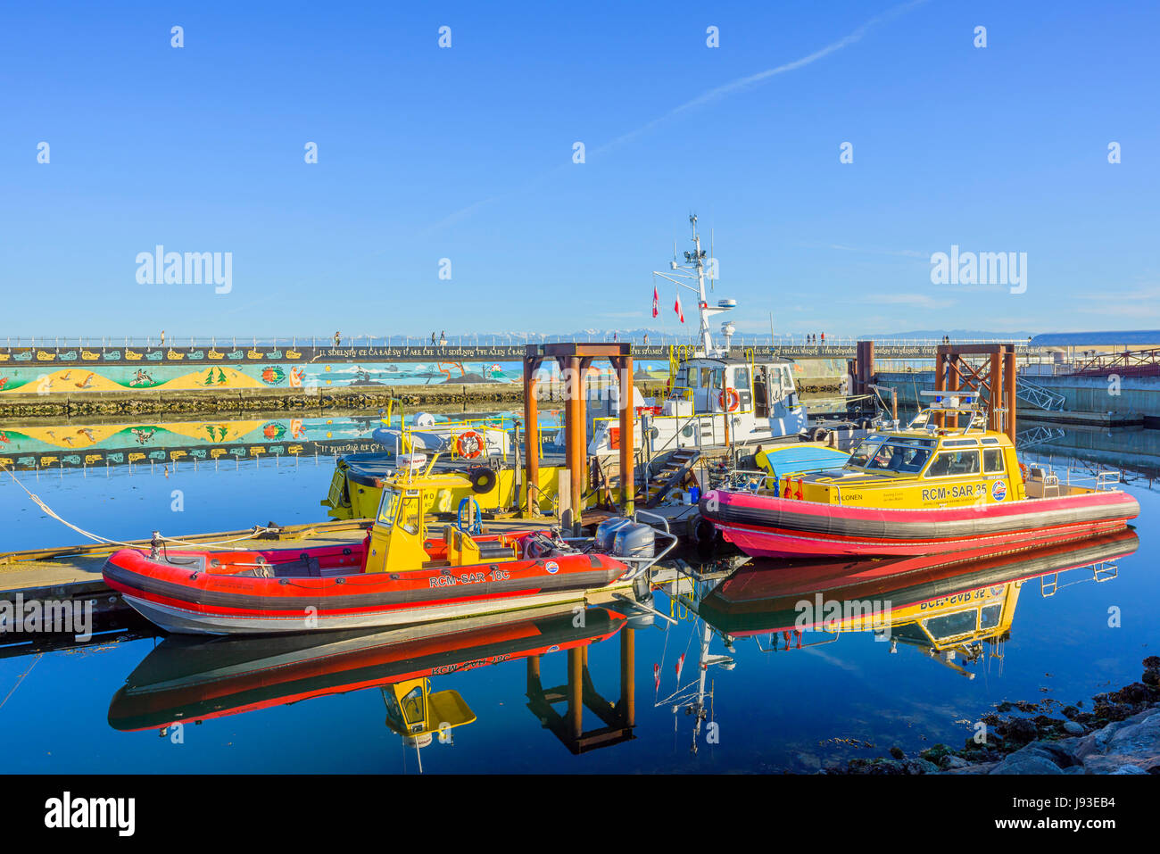 Royal Canadian Marine, Search and Rescue boats, Ogden Point, Victoria ...