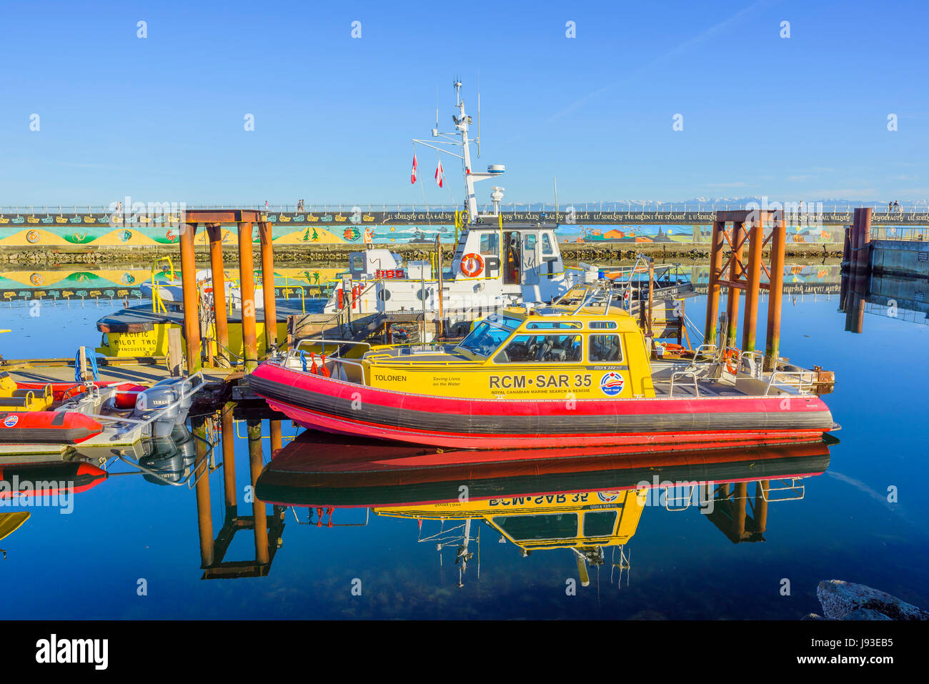 Royal Canadian Marine, Search and Rescue boats, Ogden Point, Victoria ...