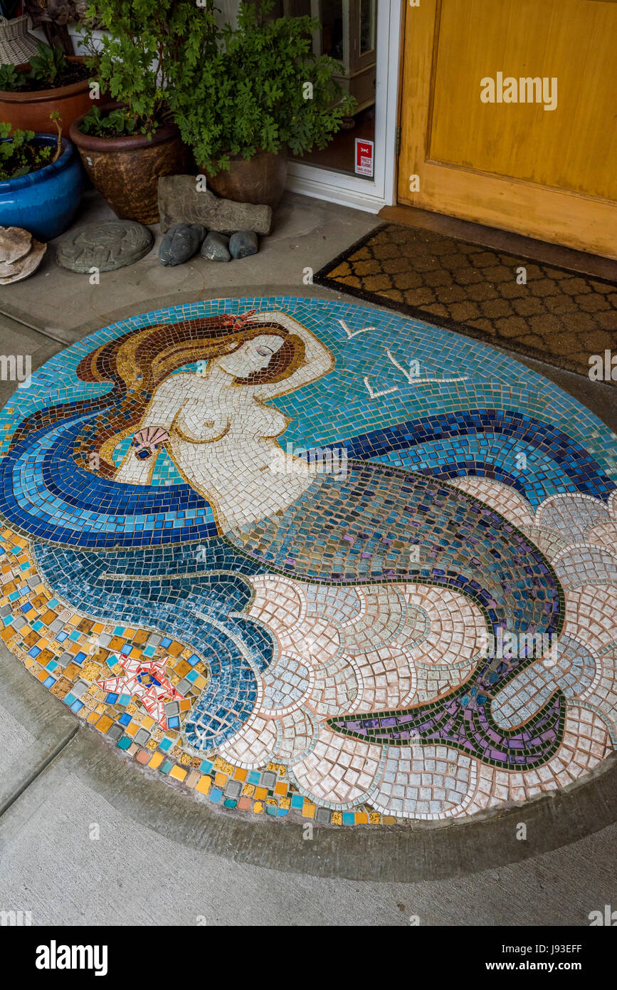 Mermaid mosaic hi-res stock photography and images - Alamy