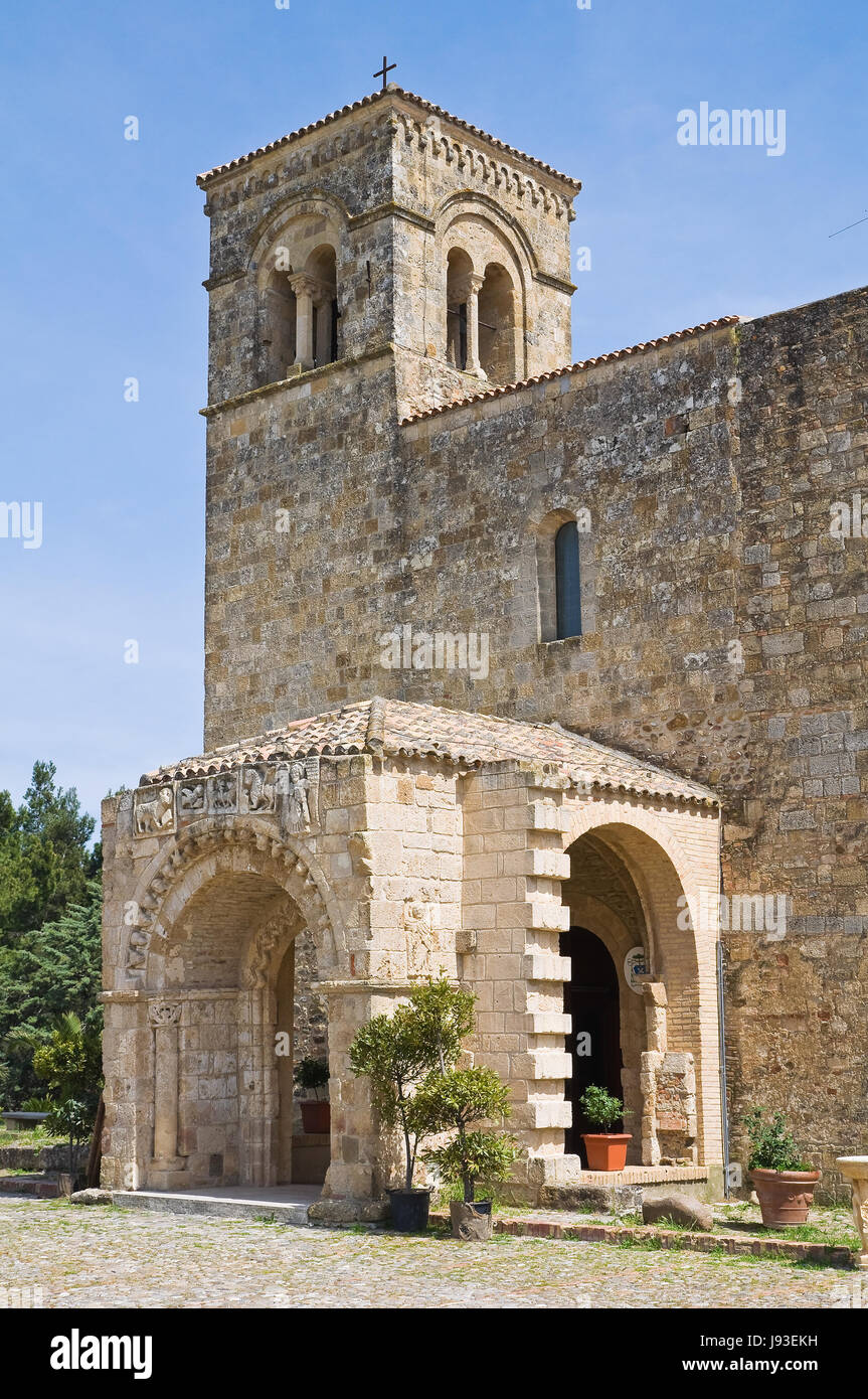 Sanctuary of St. Maria d' Anglona. Tursi. Basilicata. Italy Stock Photo ...