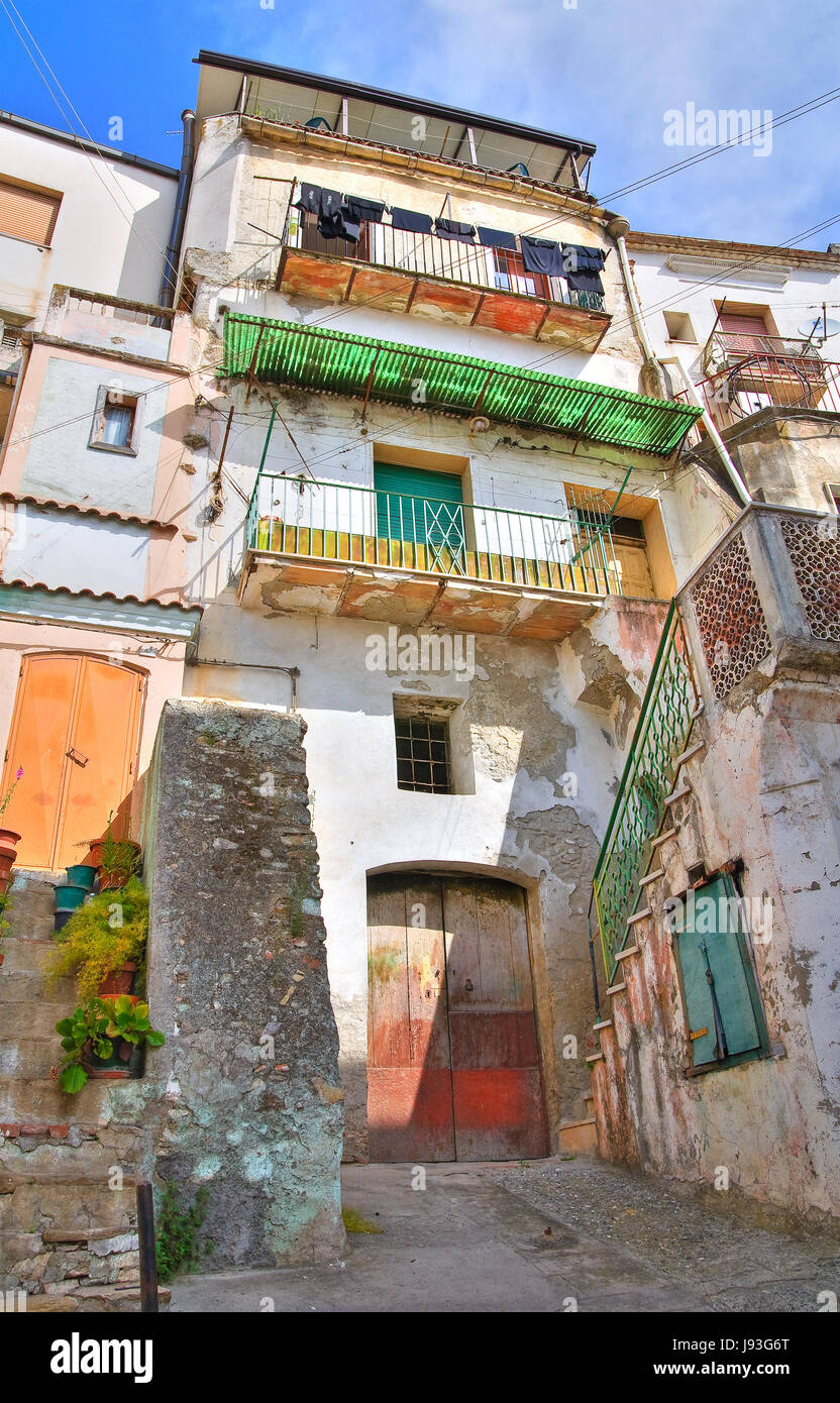 Alleyway. Tursi. Basilicata. Italy Stock Photo - Alamy