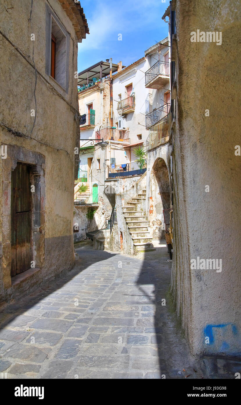 Alleyway. Tursi. Basilicata. Italy Stock Photo - Alamy