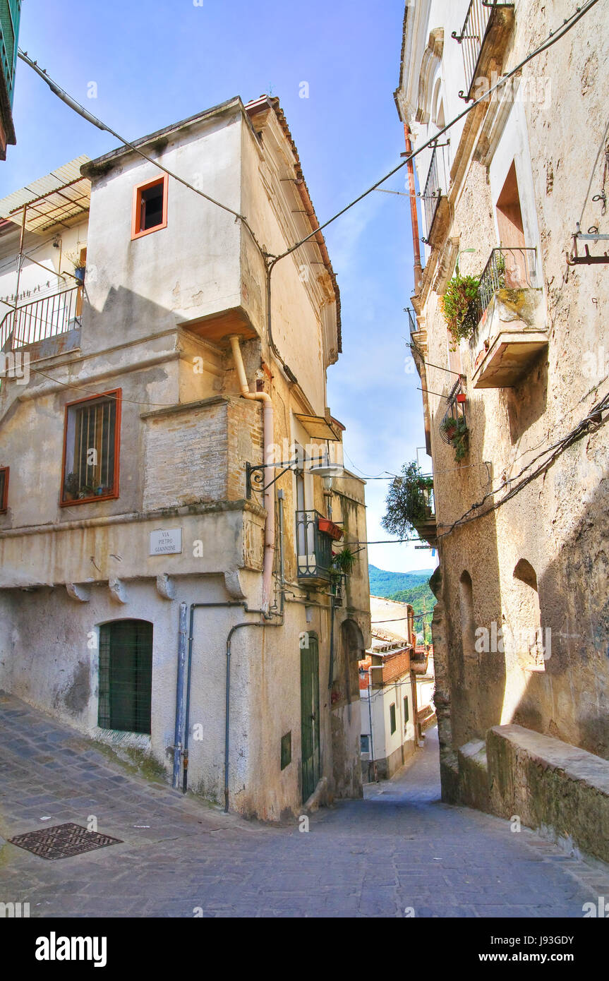 Alleyway. Tursi. Basilicata. Italy Stock Photo - Alamy